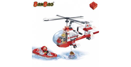 Set constructie Elicopter pompieri, Banbao
