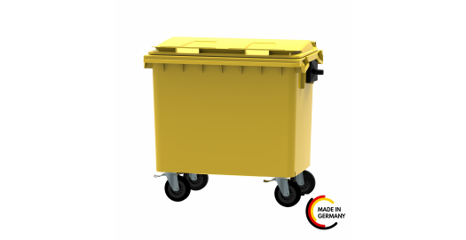 Container din plastic, 660 litri