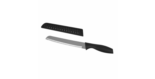Cutit pentru paine, 20 cm, cu teaca, Casa Plastor
